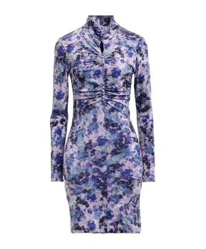 Isabel Marant Étoile Floral Long Sleeve Mini Dress - Multicolor
