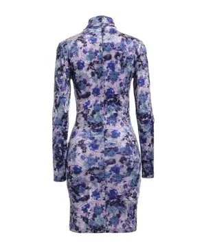 Isabel Marant Étoile Floral Long Sleeve Mini Dress
