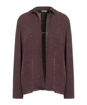 Jacquemus Solid Colour Shirts - Dark Brown