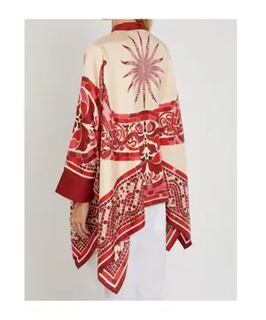 La DoubleJ Floulard Printed Silk-twill Shirt