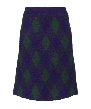 Burberry Argyle Midi Skirt