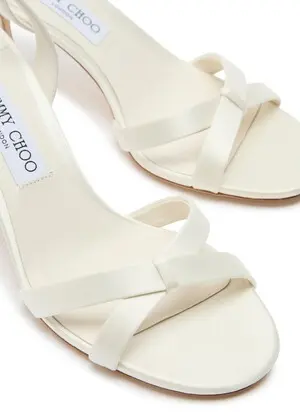 JIMMY CHOO Elsy 70 Satin Sandals