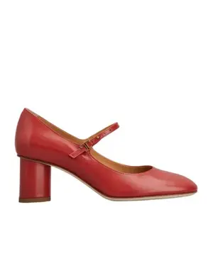 TOD'S Mary Jane Heels With T Timeless Logo