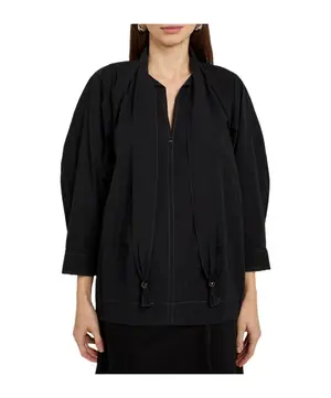 LEMAIRE Scarf Effect Cotton Blouse