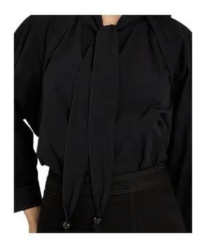 LEMAIRE Scarf Effect Cotton Blouse