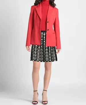 Tory Burch Pleated Knit Mini Skirt