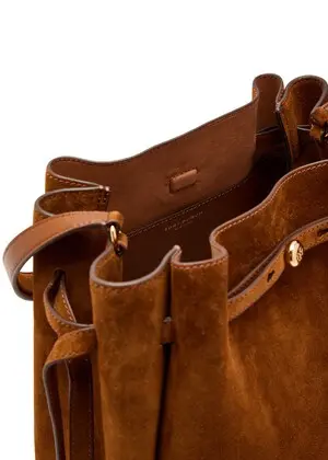 Tory Burch Romy Large Suede Bucket Bag