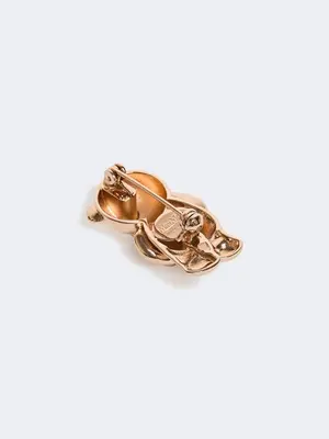 Max Mara Teddy Bear Embellished Brooch