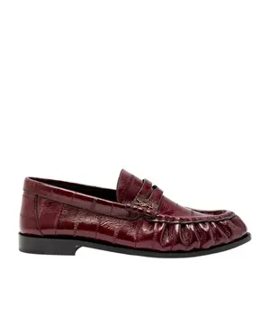 SAINT LAURENT Round-toe Loafers