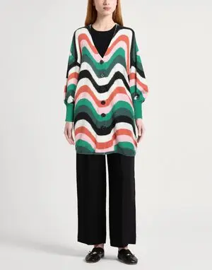 Farm Rio Colorful Jacquard Knit Cardigan