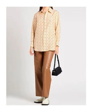 Burberry Patterned Silk Blouse