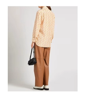 Burberry Patterned Silk Blouse
