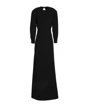 Saint Laurent Long Sleeves Dress - Black