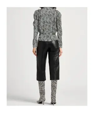 Isabel Marant Étoile Printed Ruffled Blouse - Gray