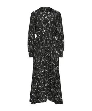 Isabel Marant Étoile Two-tone V-neck Long-sleeve Dress