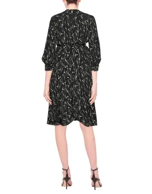 Isabel Marant Étoile Two-tone V-neck Long-sleeve Dress