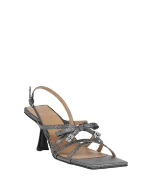 GANNI Embellished Slingback High Heel Sandals