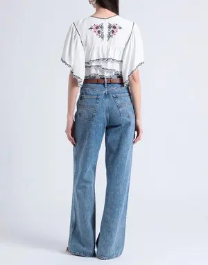 Isabel Marant Étoile Multicolor Spliced Ruffled Top