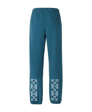 Off-White Logo Printed Elasticated Waistband Trousers