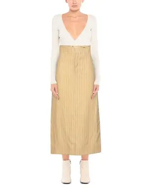 Jacquemus Striped Woven Maxi Skirt