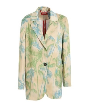 MAXCO. Max&co. Single-breasted Tropical Print Blazer
