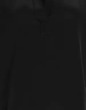 Max Mara Long-sleeved V-neck Cover-up