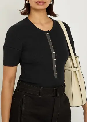 LEMAIRE Ribbed Cotton-blend Top