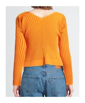 Jacquemus Long Sleeve Ribbed Cardigan