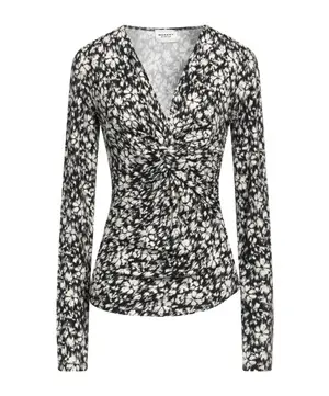 Isabel Marant Étoile Floral Print V-neck Long Sleeve Top