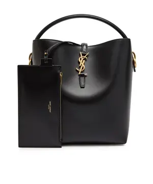 Saint Laurent Le 37 Small Leather Bucket Bag
