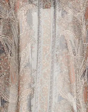 Saint Laurent Paisley-print Chiffon Long Sleeve Top