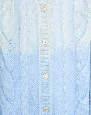 MAISON MARGIELA Long Sleeve Cable Knit Cardigan