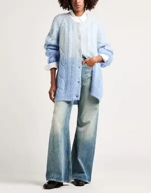 MAISON MARGIELA Long Sleeve Cable Knit Cardigan
