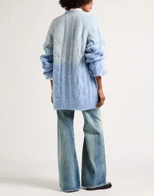 MAISON MARGIELA Long Sleeve Cable Knit Cardigan
