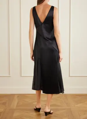 SIR. Ingrid V-neck Midi Dress