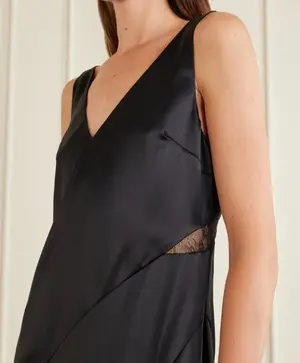 SIR. Ingrid V-neck Midi Dress