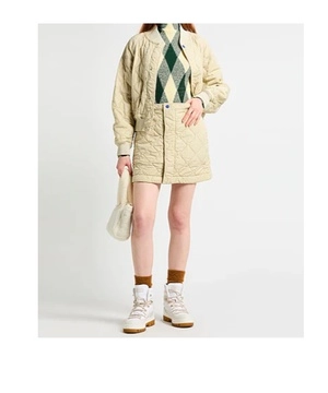 Burberry Quilted Mini Skirt