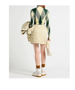 Burberry Quilted Mini Skirt