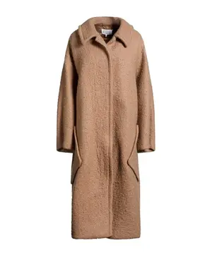MAISON MARGIELA Single-breasted Long-sleeve Coat - Brown