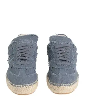 MAISON MARGIELA Minimalist Canvas Straw Shoes