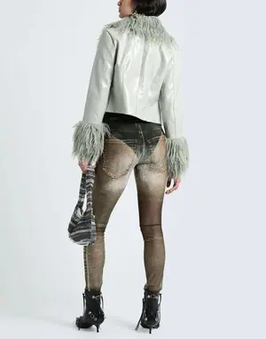MAISON MARGIELA Two-tone Stretch Tulle Pants