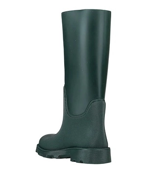 Burberry Tall Round Toe Chunky Heel Boots