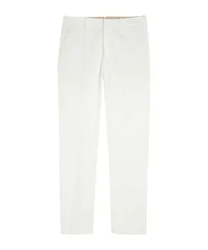 TOD'S Straight-leg Cotton Trousers - White