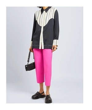 GANNI Long Sleeve Printed Shirt