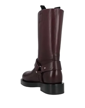Burberry Buckled Leather Boots
