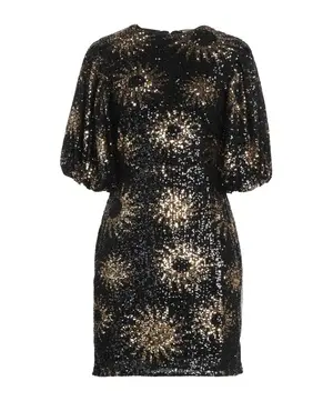 Farm Rio Sequin Round Neck Mini Dress