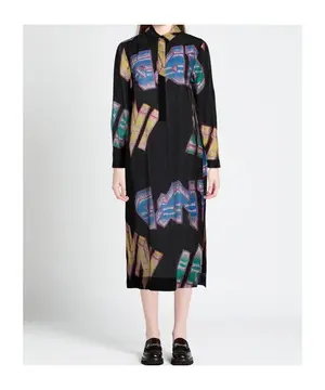 GANNI Long Sleeve Dress