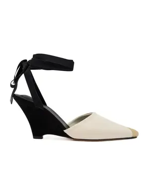 Jacquemus Les Espadrilles 80 Canvas Wedge Sandals - Black