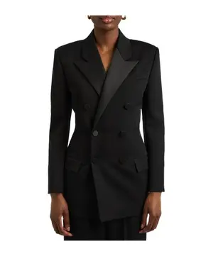 Saint Laurent Double-breasted Wool Blazer