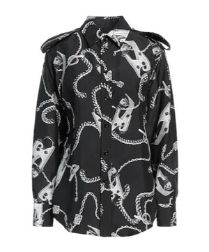 Burberry Patterned Shirts Blouses - Green